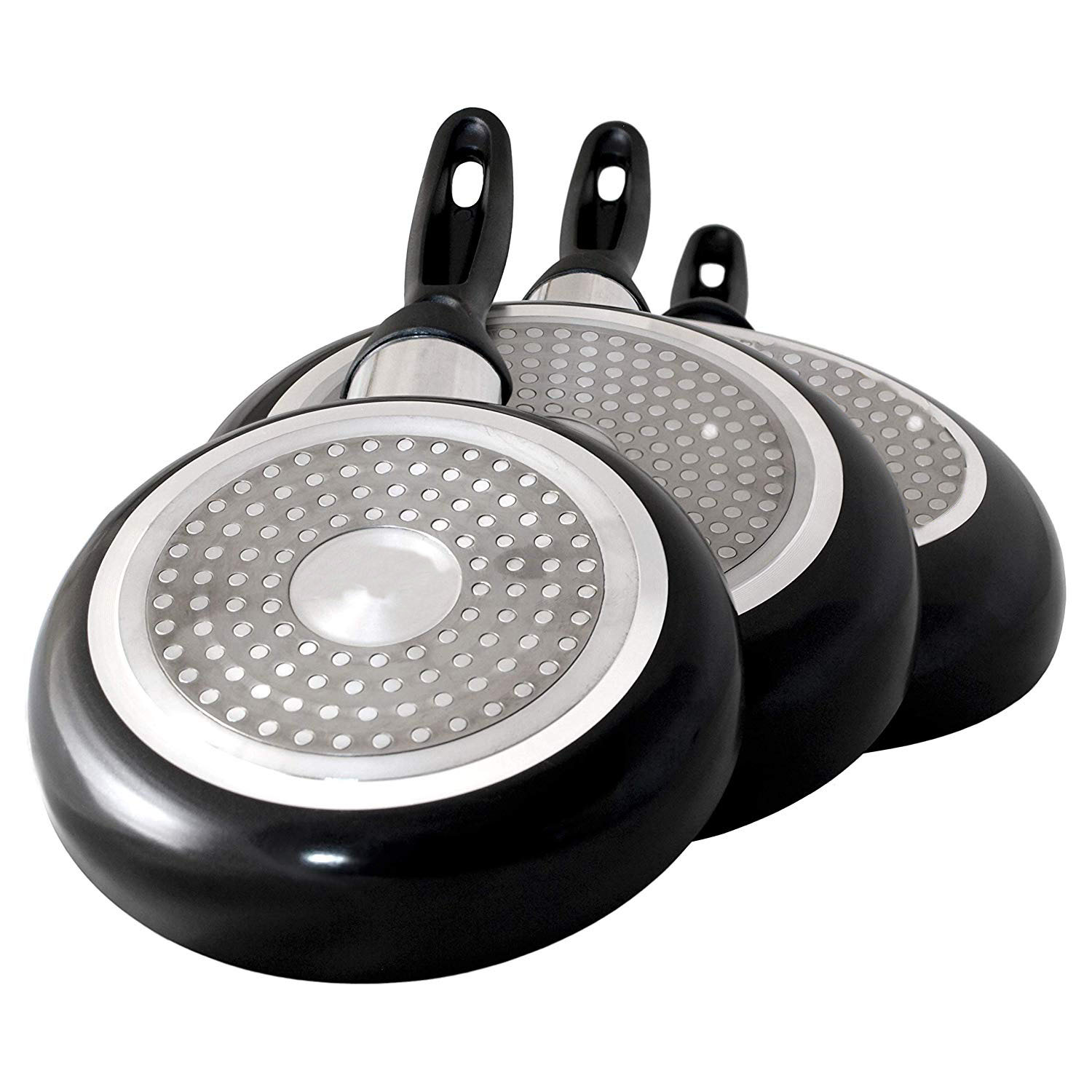 BLACK NONSTICK FRY PAN INDUCTION BASE - YONGKANG BONASON HOUSEWARE CO.,LTD